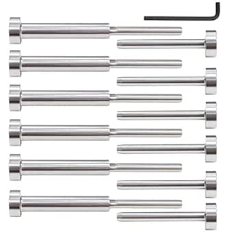 TooTaci 6 Pairs/12 Pcs Cable Railing kit - Invisible Turnbuckle 1/8 ...