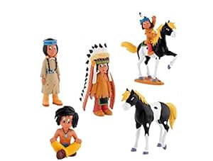 Bullyland Yakari Set 5 Figuren - 43355, 43356, 43359, 43360,43358 ...