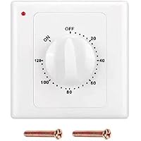 Taikuwu Countdown Timer Switch, AC 220V Min High Power Pump Electronic Mechanical Countdown ...