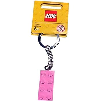 LEGO Creator: Pink Brick Keychain: Amazon.co.uk: Toys & Games