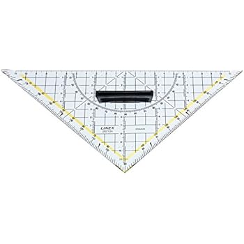 Helit M028600 - Maped Geodreieck Geo-Flex, 16 cm, transparent: Amazon ...