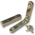 Solid Brass 1-9/16" Side Rail Hinges (Pair) with Screws : Amazon.co.uk: DIY & Tools