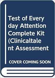 Buy Test of Everyday Attention Complete Kit (USB) (TEA - TEA-CH, TEA ...