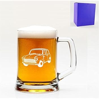 Sunray Mini Glass Tankards 3.2oz / 90ml - Set of 4 | 9cl Miniature Beer ...