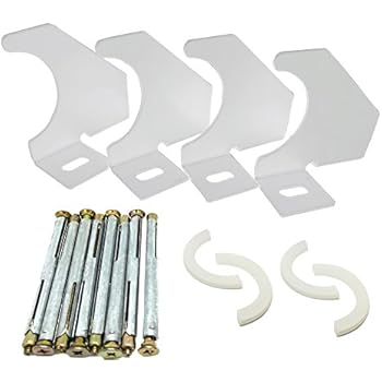 Designer Vertical Column Dual Arm Radiator Brackets 85mm(A) x67mm(B ...