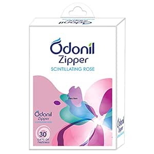 Odonil Bathroom Air Freshener Zipper - Scintillating Rose - 10 g (Pack ...