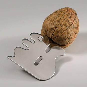 Alessi "Nut Splitter", Walnussöffner aus Edelstahl 18/10 glänzend ...