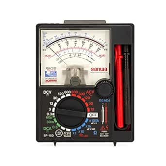 Sanwa, Japan SP-18D Analog Multimeter (MADE IN JAPAN) : Amazon.in ...