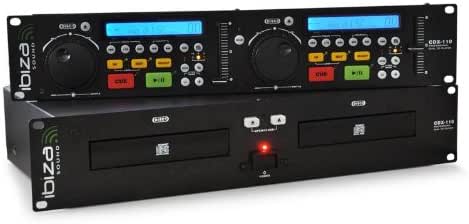 Ibiza CDX-10 DJ Doppel CD Player Pitch Cue Rack: Amazon.de ...