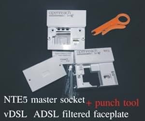 Original Genuine BT Openreach Master Sockets NTE5a+ MK2 VDSL PLATE ...