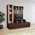 HomeTown Hugo Engineered Wood TV Unit for Living Room - (Walnut and ...
