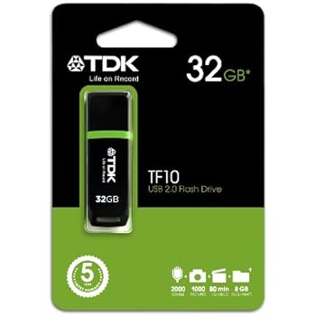 TDK TF10 - Memoria USB 2.0 de 32 GB, Negro: Amazon.es: Informática