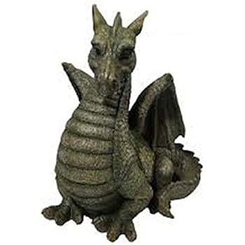 Large Garden Sculpture - Monster Dragon Stone Statue: Amazon.co.uk ...