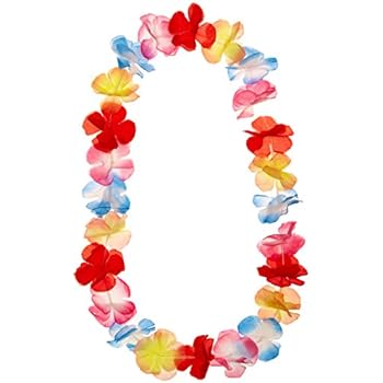 Artificial Poppy Flowers Hawaiian Garlands Leis Luau Flowers With 12 ...