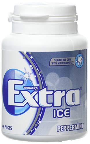 Wrigley’s Extra Ice Peppermint Sugarfree Chewing Gum 46 Pieces (Pack of ...