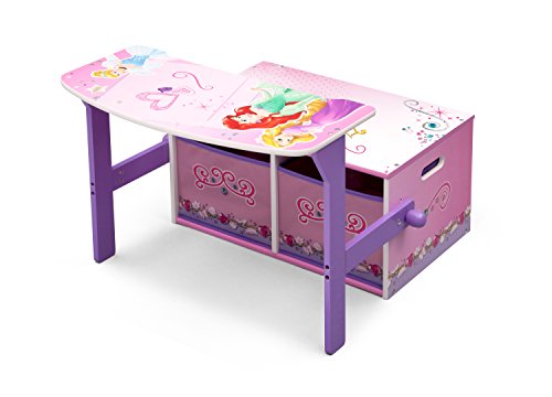 Disney Princess Convertible Bench/Desk (Purple) On Sale - left 4 cross
