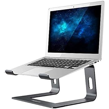 AmazonBasics Ventilated Adjustable Laptop Stand: Amazon.co.uk ...