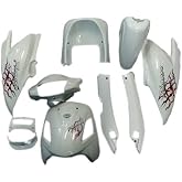 SS Scooter Pleasure Old Model Full Body kit Red Colour : Amazon.in: Car ...