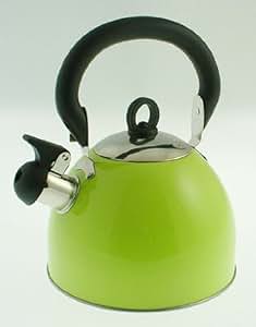 Retro & Funky 2.5 Litre Lime Green Whistling Kettle: Amazon.co.uk ...
