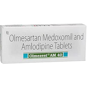 Olmezest AM 40 - Strip of 10 Tablets : Amazon.in: Health & Personal Care