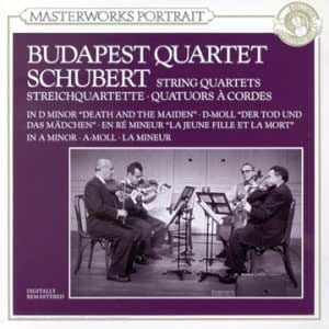 Schubert - String Quartets, NO.14 , D804 DEATH AND THE MAIDEN & NO.13, D810 ROSAMUNDE /BUDAPEST ...