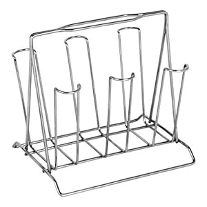 Buy Forever Stainless Steel Glass Stand for 6 Glass/Glass Holder for ...