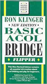Basic Acol Bridge Flipper (Master Bridge): Amazon.co.uk: Klinger, Ron ...