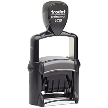 Trodat Eingangsstempel selbstfärbend 3 Texte 2-farbiger Druck: Amazon ...