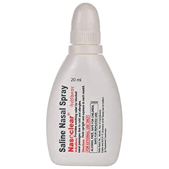 Nasoclear - Bottle of 20 ml Nasal Spray : Amazon.in: Health & Personal Care