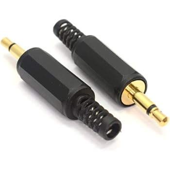 Fiche Jack 3,5mm mono male à souder: Amazon.fr: Informatique