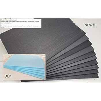 10mm Thick Modelling Foam Sheets by BluefoamUK | Hard and Dense Grey ...