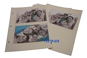 ARPAN Self Adhesive 20 Sheets/40 Sides Refill for Ring Binder Photo ...