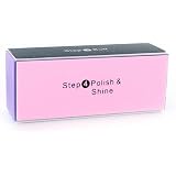 4 x Four Step Nail Buffer: file nail edge, remove ridges, smooth nail ...