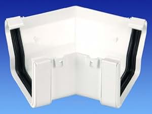 OSMA AMAZON 45 degree internal gutter angle WHITE: Amazon.co.uk: DIY ...