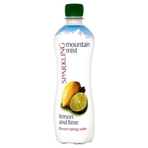 Mountain Mist Sparkling Lemon and Lime Flavour Spring Water 12 x 500ml ...