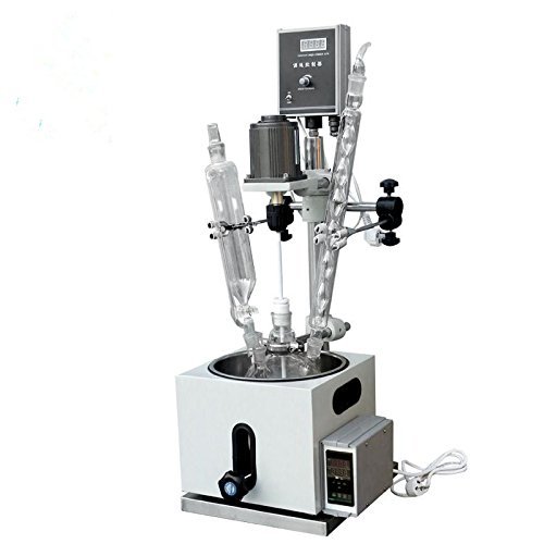Buy MXBAOHENG DF-1L Glass Reactor Single-deck Reaction Vessel with ...