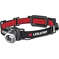 Ledlenser H8R, LED Stirnlampe, 600 Lumen, bis zu 120h Laufzeit, rotes ...