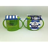 Tommee Tippee Free Flow First Cup Sippy Cup with Fold-Down, Leak-Proof ...