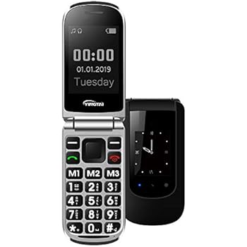 Flip Mobile Senior Phone with Large Numbers, Unlocked Big Button Mobile ...