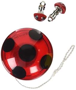 Rubie's Costume Miraculous Ladybug Yo-Yo and Clip-On Earrings: Amazon ...