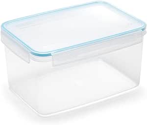 Addis 502265 Clip & Close Rectangle Food Storage Box, 4.6 Litre ...