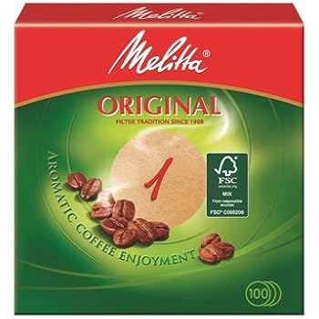 Amazon.de: 500 x Rundfilter / Kaffeefilter "Melitta" Original 1 (Rund ...