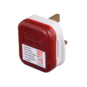 Winner Mains Polarity Tester Plug: Amazon.co.uk: Electronics