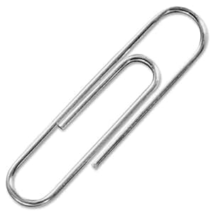 ACCO Economy #3 Paper Clips, Small, Smooth Finish, 15/16 Inches Long ...