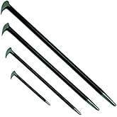 US PRO Tools 4pc Heel Bar Set Podgers Pry Bars Toe 150, 300, 400, 500mm ...