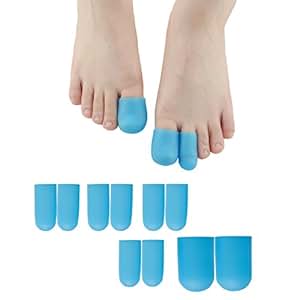 Sumifun 10x Zehenschutz, Silikon Zehenschutzkappe, Fuß für die ...