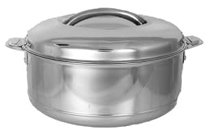 Double Wall Stainless Steel Insulated Hot Pot Food Warmer Serving Dish ...