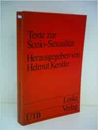 Helmut Kentler: Texte zur Sozio- Sexualität : Amazon.de: Bücher