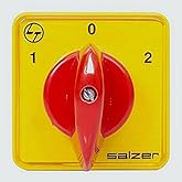 SALZER (L&T) 6A 61027 Cam Operated Rotary Switch S6 B13 3 Pole 2 Way ...