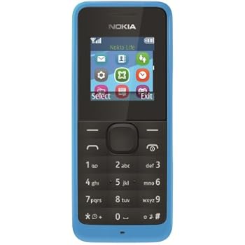 Nokia 105 UK Sim-Free Mobile Phone - Blue: Amazon.co.uk: Electronics